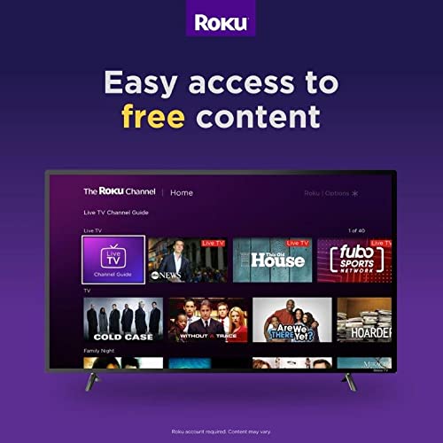 RCA 32-inch Flat Screen 720p Roku Smart LED TV - RTR3261, 2021 Model ...
