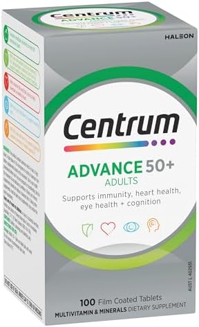 Centrum Advance 50+ Multivitamin & Mineral Tablets, 24 essential ...