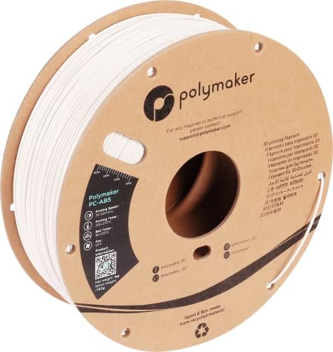 سعر Polymaker PC-ABS Filament 2.85mm, White Polycarbonate Filament 2.85mm Blend with ABS, 1kg ...
