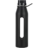 Amazon.com: Takeya Modern Glass Water Bottle with Silicone Sleeve, Ice ...