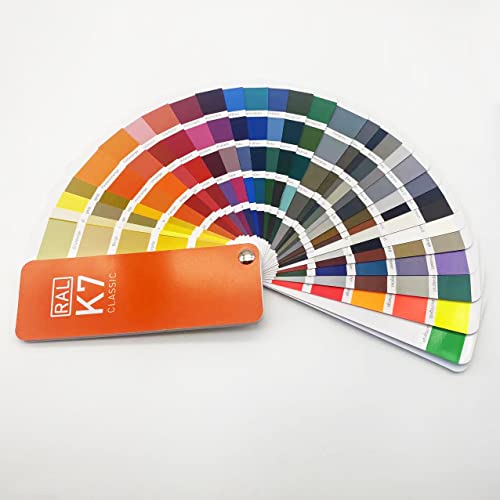 RAL K7 Color Chart 215 Colors Gloss 8 Languages 2021 International ...