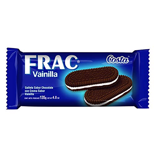 FRAC Vanilla - Chocolate Sandwich Cookies with Vanilla Flavored Filling ...