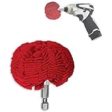 Amazon.com: Jumbo 4" Genuine Wool Buffing Ball - Hex Shank - Turn Power ...