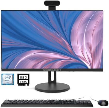 NEXSMART 24' All-in-One Computers Intel i7 Quad-Core (Up to 3GHz) All ...