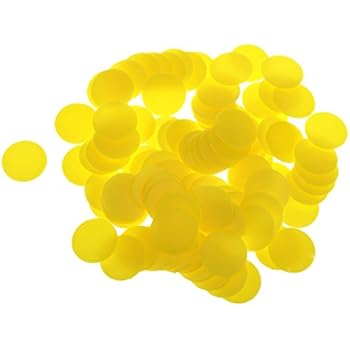 Amazon.com: Plastic Counters: Blue, Red, Yellow, and Green Color Gaming ...
