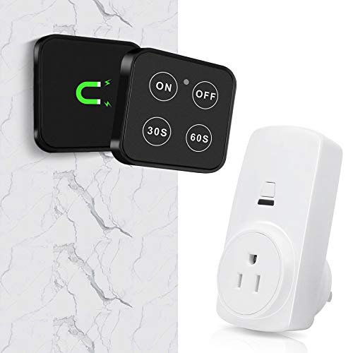 Garbage Disposal Wireless Switch Kit with 30s 60s Portable Timer Remote ...