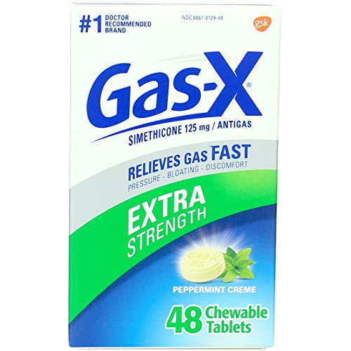 Gas-X Extra Strength Chewable Tablets, Peppermint, 48 Count in Oman ...