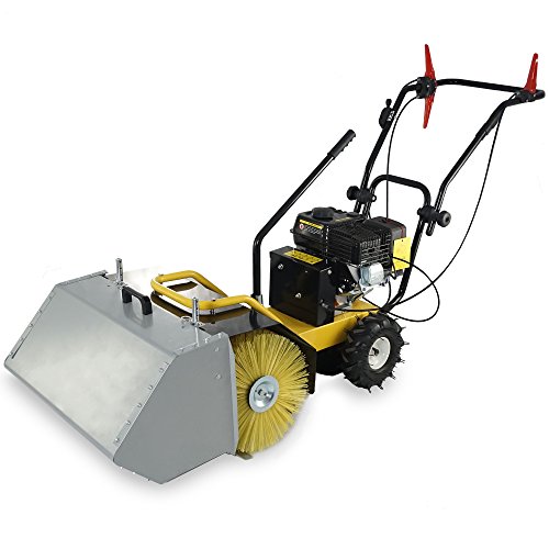 Buy 24" Walk Behind Sweeper Collection Hopper + Blade Self Propelled ...