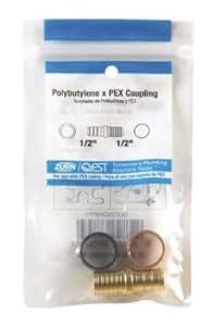 Qest Pex Brass Crimp Transition Fitting(coupling) (qqc33cxnpk1) - Pipe ...