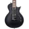 Amazon.com: ESP LTD EC-257 7-String Electric Guitar, Black Satin ...