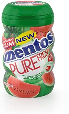 Mentos Pure Fresh Watermelon Flavour Chewing Gum, 50 x 1.75 g price in ...