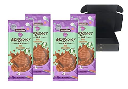 Feastables MrBeast Chocolate Bar bundle in a Custom Shadowlish Box ...
