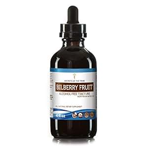 Amazon.com: Bilberry Fruit Alcohol-Free Liquid Extract, Organic ...