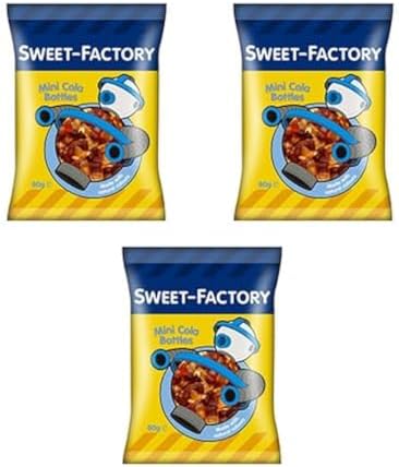 Sweet Factory Mini Cola Bottles - Chewy Texture - Smooth & Silky Pieces ...