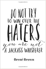 Do Not Try To Win Over The Haters You Are Not A Jackass Whisperer ...