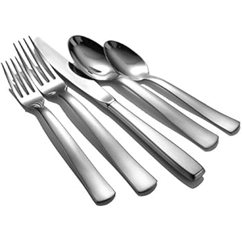 Amazon.com | Liberty Tabletop Satin America 65-piece 18/10 Flatware Set ...