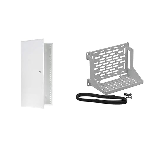 Legrand - OnQ Media Enclosure with Hinged Door, 28 Inch Metal Media Box ...