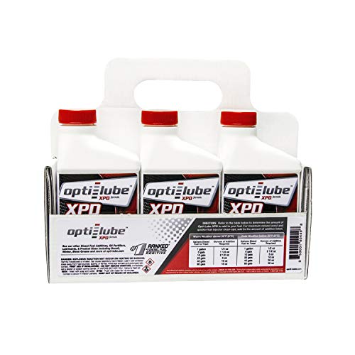 Opti-Lube XPD Formula Diesel Fuel Additive: 6 pack 8oz bottles with Opti-box Treats up to 32 ...