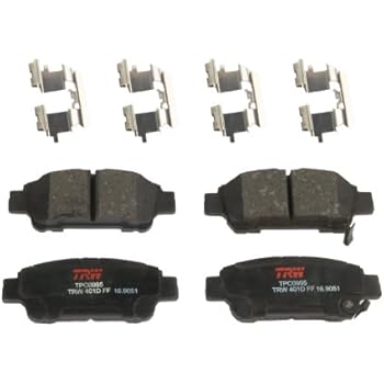 Amazon.com: TRW Automotive TPC0995 Black Premium Disc Brake Pad Set ...