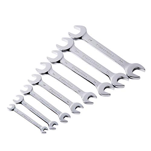 MAXPOWER 8PCS Double Open-End Wrench Set, Full Polished Spanners ...