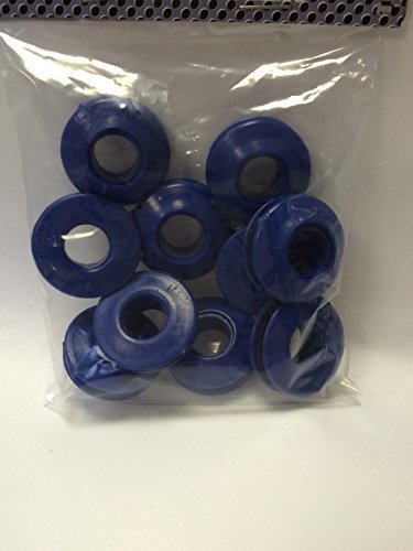10 pairs Blue Plastic Self Sealing Grommets -Snap Eyelets for ...