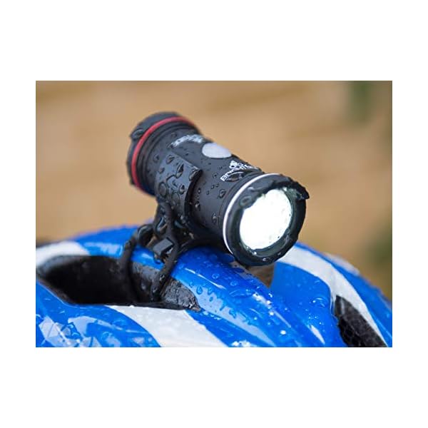 Bike Helmet Light, Bright LED Dual Front Bike Light & Rear Bike Helmet ...