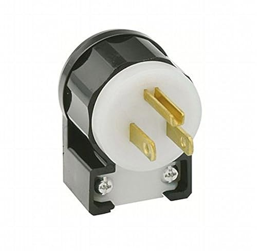Leviton 5266-CA 15 Amp, 125 Volt, Angle Plug, Straight Blade ...