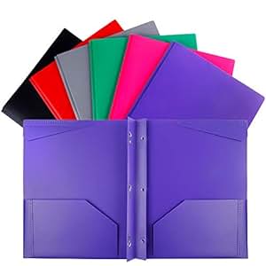 Folders, Plastic Folders with Pockets and Prongs, Heavy Duty Folders ...