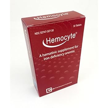 Amazon.com: Ferrocite Tablets 100ct *Compare to Hemocyte* 324mg: Health ...