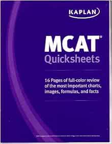 Kaplan mcat quick sheets: Kaplan: 9781609786144: Amazon.com: Books