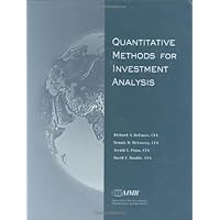 Amazon.com: Quantitative Methods for Investment Analysis: 9780935015690: DeFusco, Richard A ...