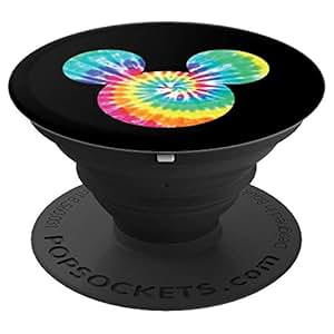 Amazon.com: Disney Mickey Mouse Icon Rainbow Tie-Dye - PopSockets Grip ...