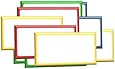 Amazon.com : 1" x 2" Magnetic Labels White Board Accents 30 Labels 5 ...