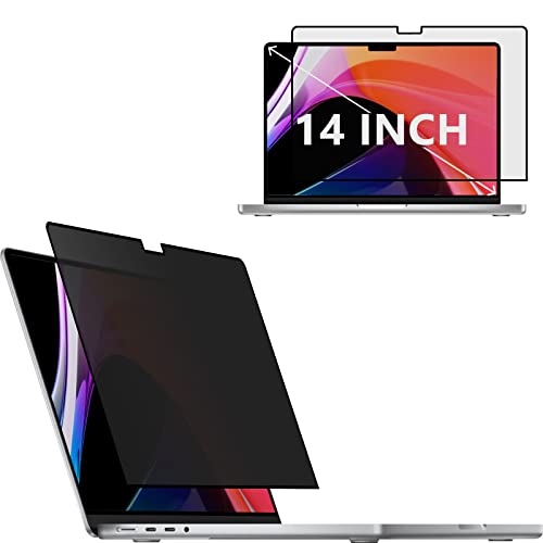 MacBook Pro 14 Inch 2021 2022 Privacy Screen Protector Anti-Blue Light ...