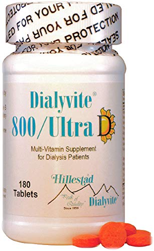 Dialyvite® 800 Ultra D Multi-Vitamin Value Bottle (Renal Supplement ...