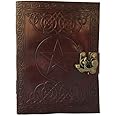 Creative Leather Art Wicca Journal, Wiccan Journal, Leather Journal ...