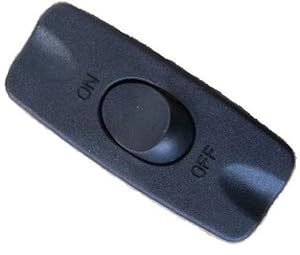 2 X INLINE ROCKER LIGHT SWITCH . BLACK . 2A TABLE LAMP: Amazon.co.uk ...