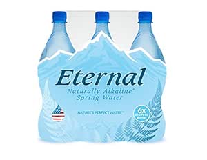 Amazon.com : Eternal Water Naturally Alkaline Spring Water, 600 ml (4 ...