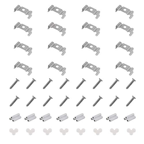 Amazon.com: Barrina LED T5 Clips LED Shop Lights Clips Replacement 8 ...