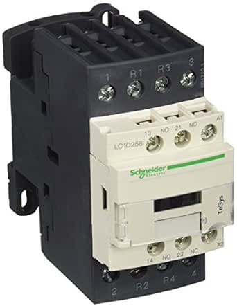 Schneider Electric LC1D258F7 Tesys D, Contactor, 4P(2Na + 2Nc) Ac-1 ...
