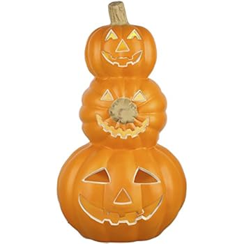 Amazon.com: HALLOWEEN LIGHTED PUMPKIN WINDOW DECORATION: Home & Kitchen