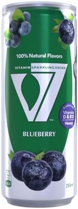 V7 Blueberry Flavored Vitamin Sparkling Drink 250 ml price in Saudi ...