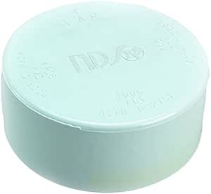 NDS 6P06 Drain Cap PVC Solvent Weld Fitting, 6-Inch, White: Amazon.ca ...
