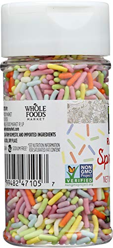 365 by Whole Foods Market, Rainbow Sprinkles, Vegan, 2.75 Ounce Food ...
