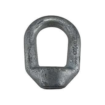 5/8" X 3/4"-10 Threaded Hot Dipped Galvanized Forged Eye Nut: Amazon ...