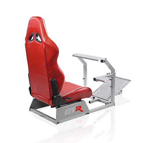GTR Simulator GTA Model Silver Frame with Adjustable Red White ...