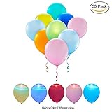 Amazon.com: MESHA 12 Inches Assorted Color Party Balloons (144 Pcs ...