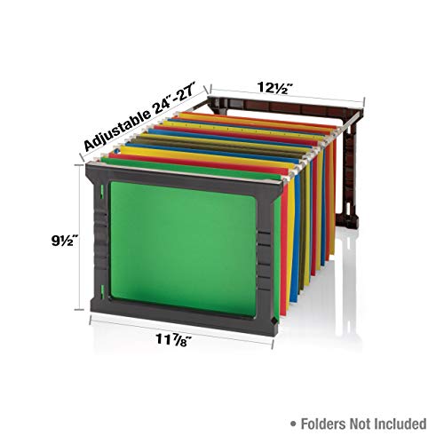 Officemate Plastic Hanging File Frame, 24-27, Letter and Legal Size, 1 ...