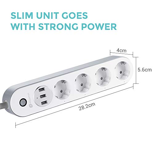Smart-Socket-Power Strip-Multi-Socket-Wifi-Alexa-with-USB-Programble ...