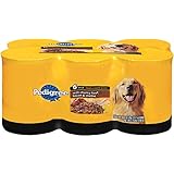 Pedigree Meaty Ground Dinner with Chunky Beef, Bacon & Cheese Dog Food ...